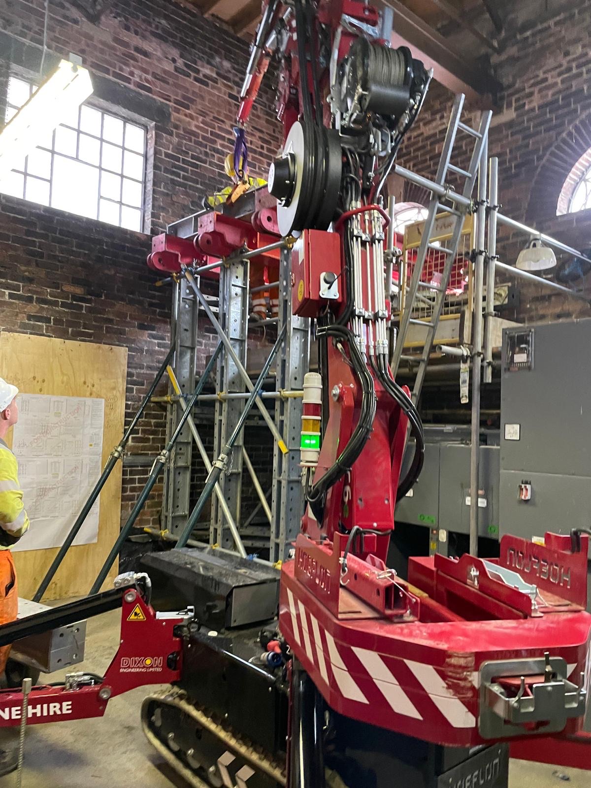 Welcoming Our New Hoeflon C6e Battery-Powered Mini Crane - Dixon Engineering